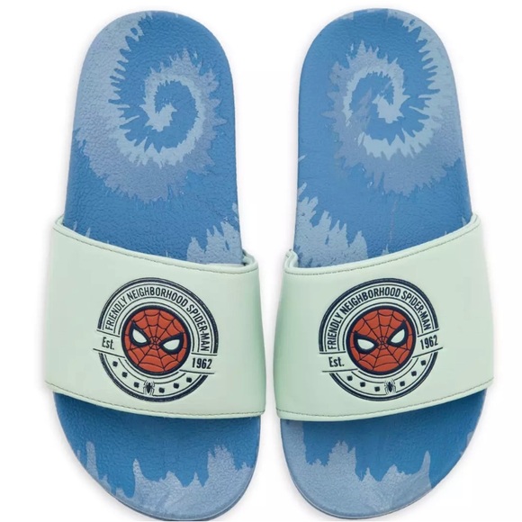 Disney | Shoes | Disney Spiderman Slides | Poshmark